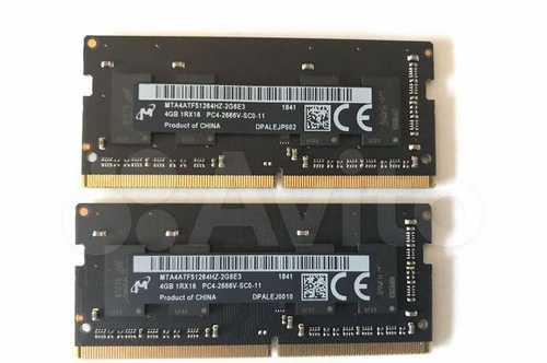 Apple DDR4 4Gb sodimm 2666MHz оригинал
