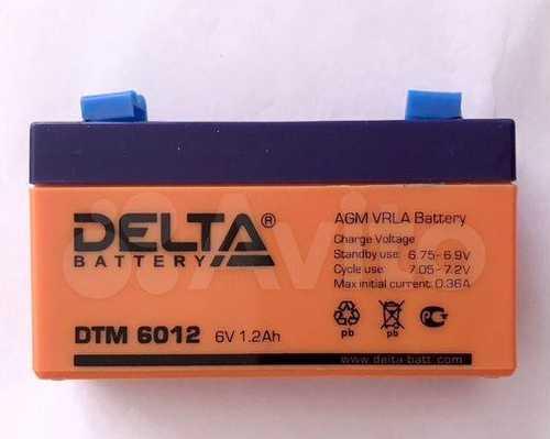 Аккумуляторная батарея для ибп Delta DTM 6012