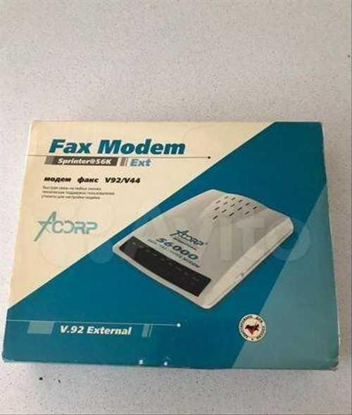 Факс модем Acorp 56000