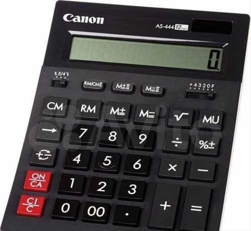 Калькулятор настольный Canon полноразмерный бухгалтерский, черный