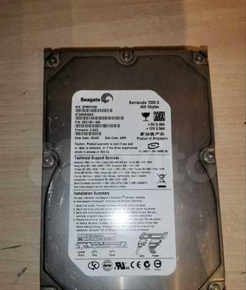 Жесткий диск Seagate 400 Gb