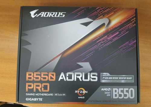 Материнская плата gigabyte B550 aorus PRO, SocketA