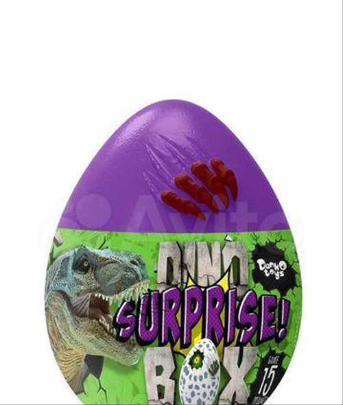 Яйцо-сюрприз Danko Toys Dino Surprise Box, 29 см (DSB-01-01)