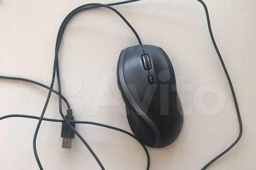 Мышь игровая лезерная Logitech M500