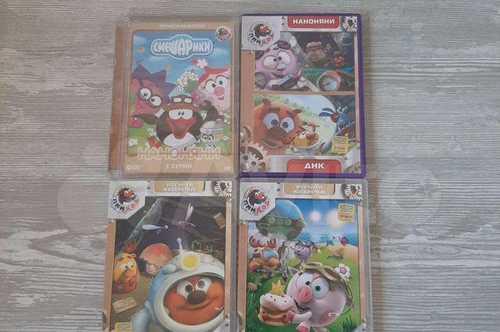 Смешарики dvd 4шт
