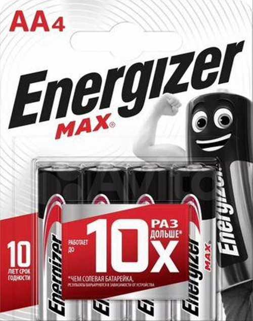 Батарейка Energizer MAX AA, 4 шт