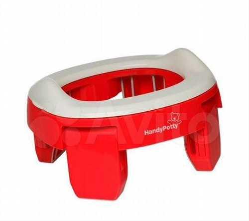 Дорожный горшок и насадка на унитаз Roxy Kids HandyPotty (рф) коралловый