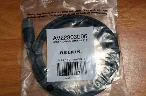 Кабель hdmi Belkin