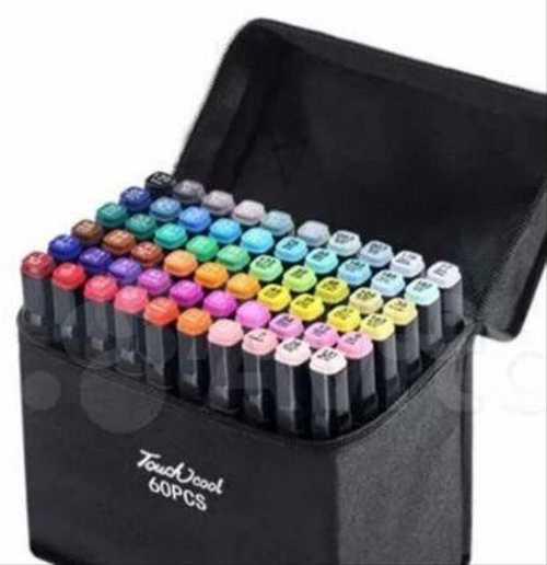 Набор маркеров для скетчинга 48 и 60 цветов в чехл