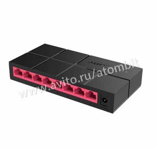 Коммутатор свитч хаб 8 портов 1 Гбит/с LAN RJ45