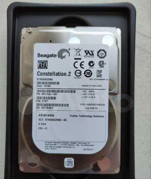 Жесткий диск HDD Seagate Constellation.2 500 гб