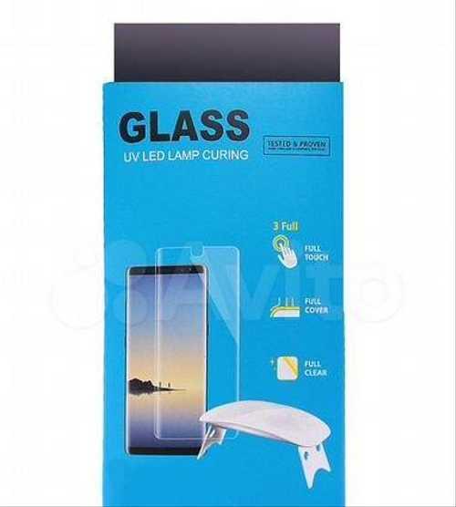 Защитное стекло для Samsung G965F S9 Plus 3D curved уф/UV Лампа коробка прозрачный