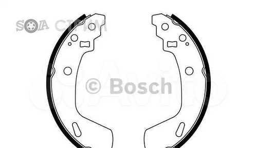 Bosch 0986487775 Колодки барабанные suzuki swift IV FZ, NZ 10