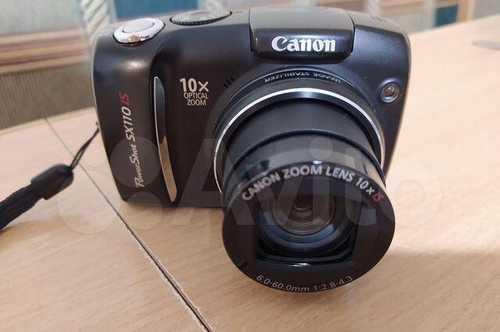 Комплект фотоаппарат Canon PowerShot SX110IS+ зу