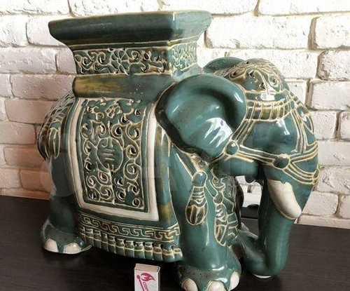 Большой керамический слон Индия (ручная работа)