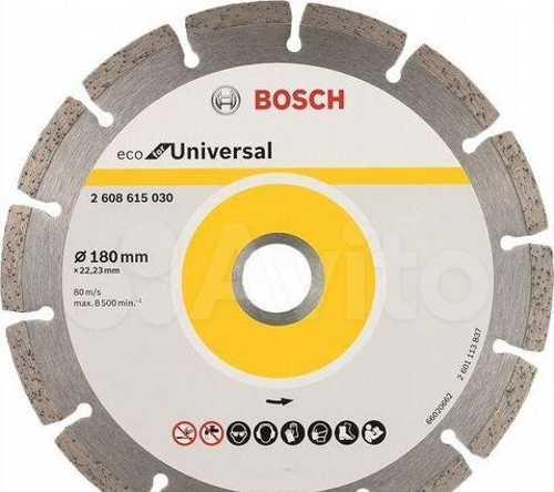 Круг алмазный bosch ECO Universal (2608615030) Ф180х22мм универсальный