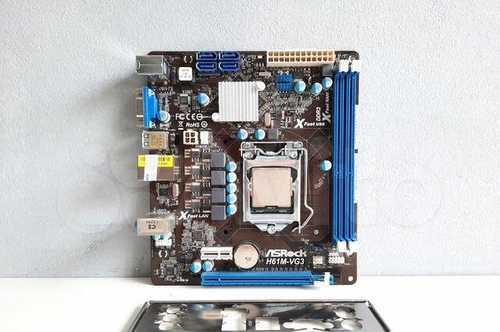 Связка Asrock H61M-VG3 + i5 2500 + кулер