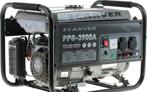 Бензогенератор carver 3900А builder (2,9-3,2 кВт)