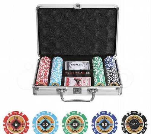 Набор для покера Crown на 200 фишек