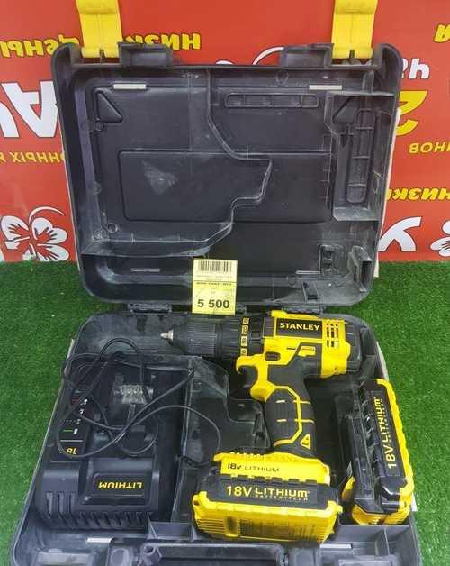 Аккумуляторная дрель-шуруповерт stanley SCD20S2K