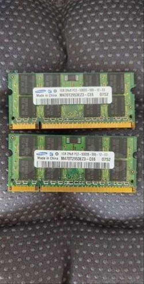 Оперативная память Samsung M470T2953EZ3-CE6, 1Gb