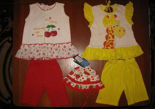 Разная одежда для малышки 1-2 года