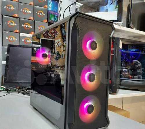 Компьютер №2531 Ryzen5 1500x/16/SSD128+1Tb/GTX1060