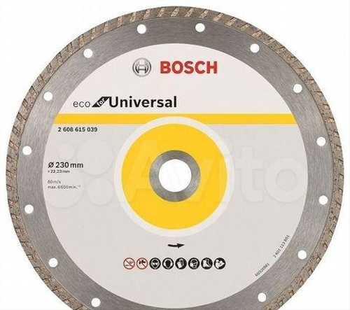Круг алмазный bosch ECO Universal Turbo (2608615039) Ф230х22мм универсальный