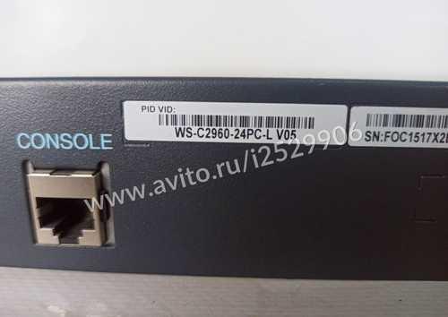 Коммутатор Cisco Catalyst 2960-24PC-L
