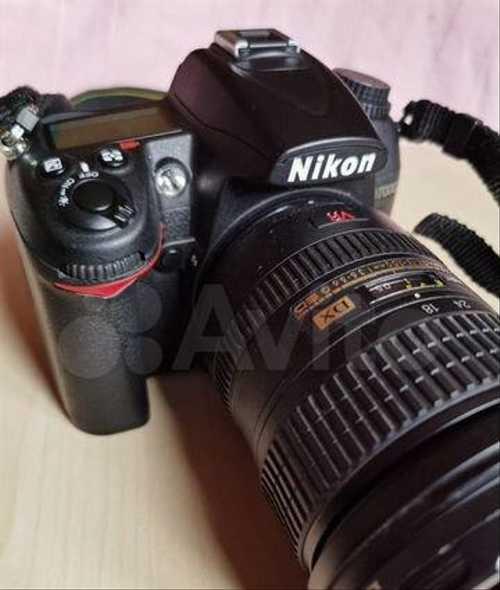 Зеркальный фотоаппарат Nicon D7000 с обьективом
