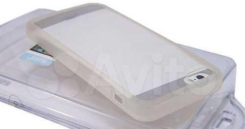 Чехол-накладка для iPhone 5С dolit crystal белый прозрач