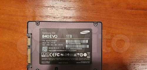 SSD Samsung 840 EVO 1TB