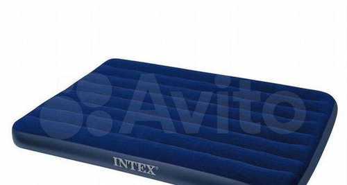 Кровать надувная Intex Classic Downy Airbed Dura-Beam (64758) 137x191x25 см