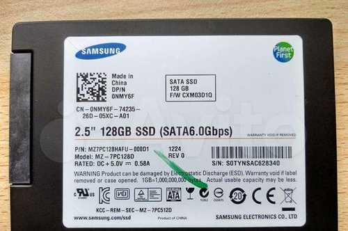 Samsung SSD 128 GB