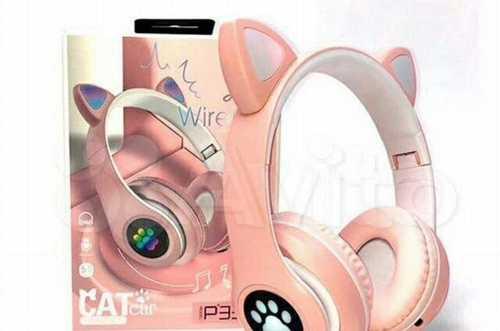 Детские Беспроводные наушники с ушками Cat Ear 33