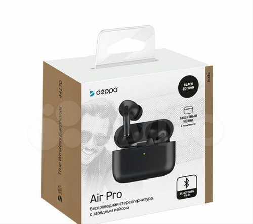 Наушники Deppa Air Pro TWS BT 5.0 черные