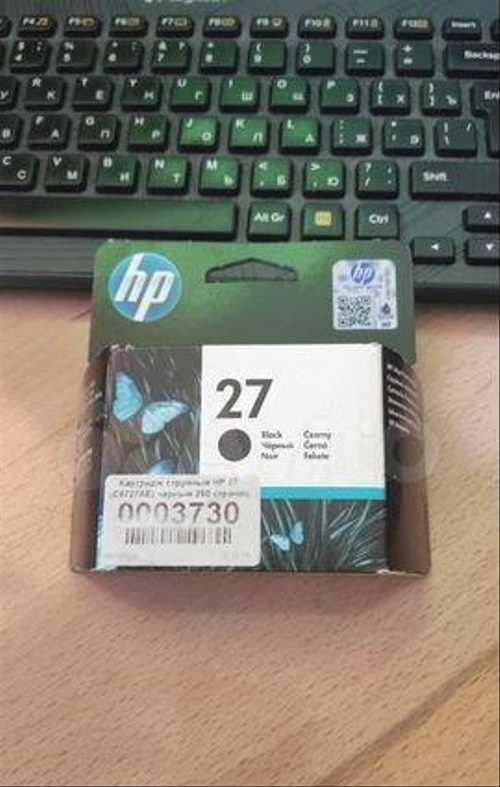 Картридж для струйного принтера HP 27 c8727ae
