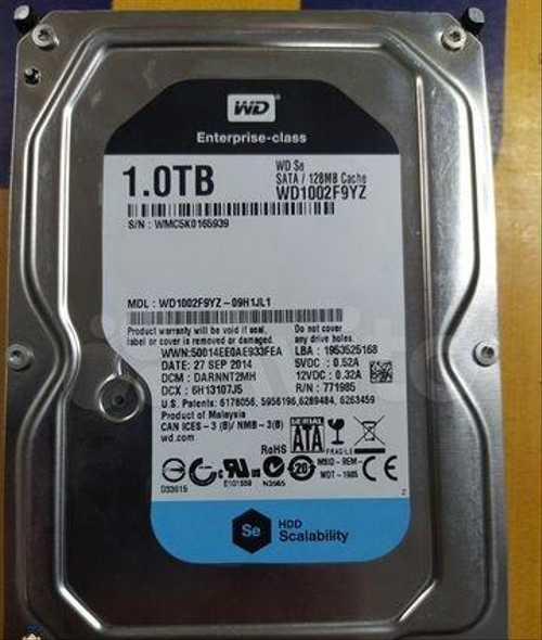 Western Digital WD Se 1 Тб WD1002F9YZ 1TB