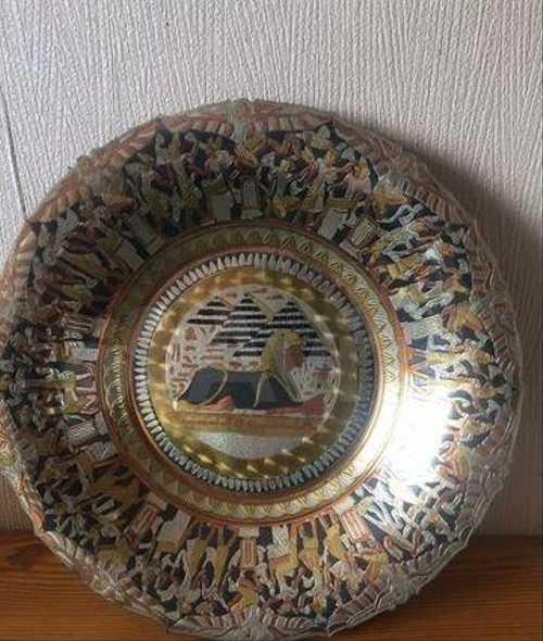 Тарелка декоративная египет