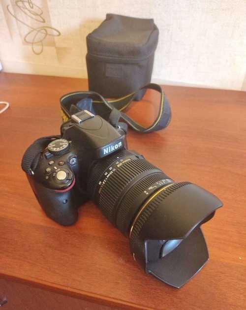 Зеркальный фотоаппарат Nikon D5100+Sigma 17-50mm