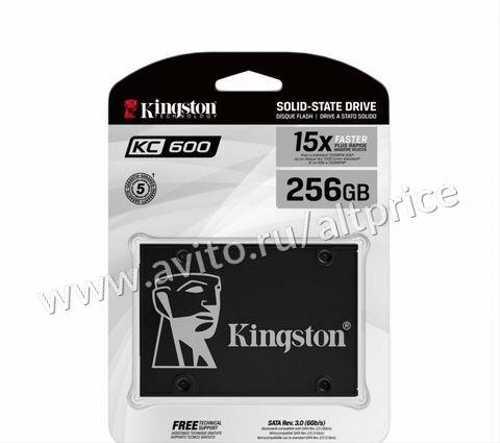 Накопитель SSD Kingston 256GB KC600 SATA 3 2.5 3D
