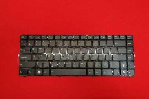 000136 Клавиатура для ноутбука Asus UL30 K42 K43 X42 U41 черная с черной рамкой