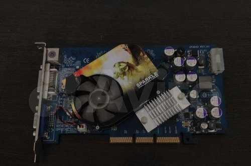 Видеокарта AGP Sparkle spag43 GeForce 6600 /256Mb