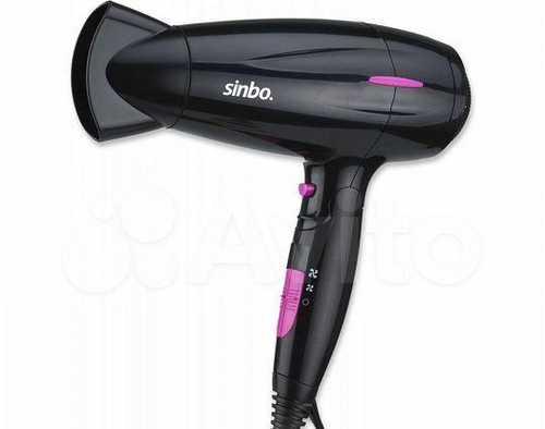 Фен Sinbo SHD 7067 2000Вт черный/розовый