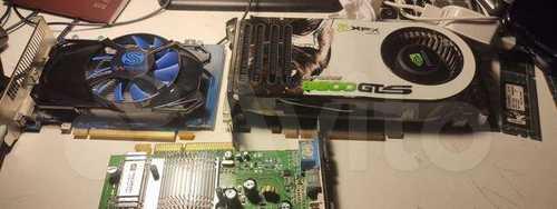 Gts 8800, radeon hd 7750, radeon 960 на запчасти(н
