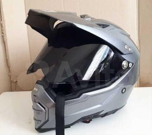Шлем композитный AGV AX-8 Dual EVO Серый XL 1160г