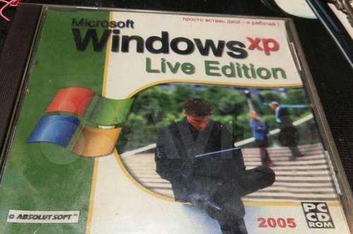 Компакт диск Windows XP live edition