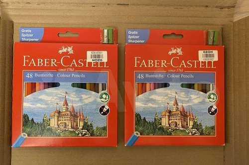 Новый Набор цветных карандашей 48 шт Faber-Castell