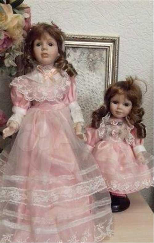 Коллекционные фарфоровые куклы-пара