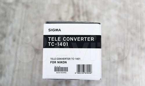 Sigma Teleconverter TC-1401 1.4X Nikon